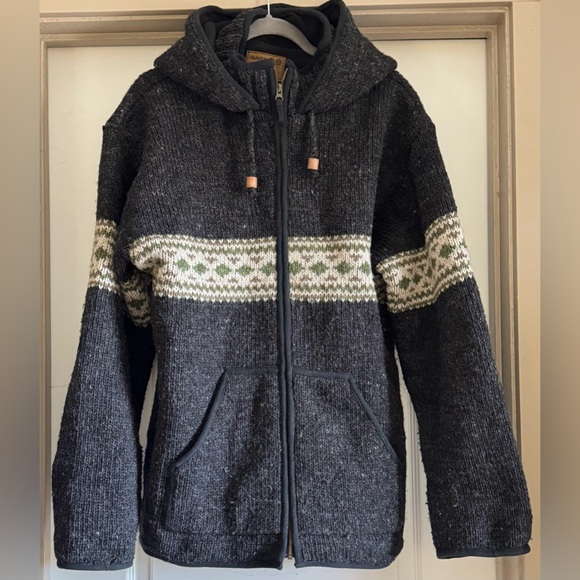 Laundromat | Sweaters | Laundromat Wool Chunky Sweater Jacket M Xl Full ...